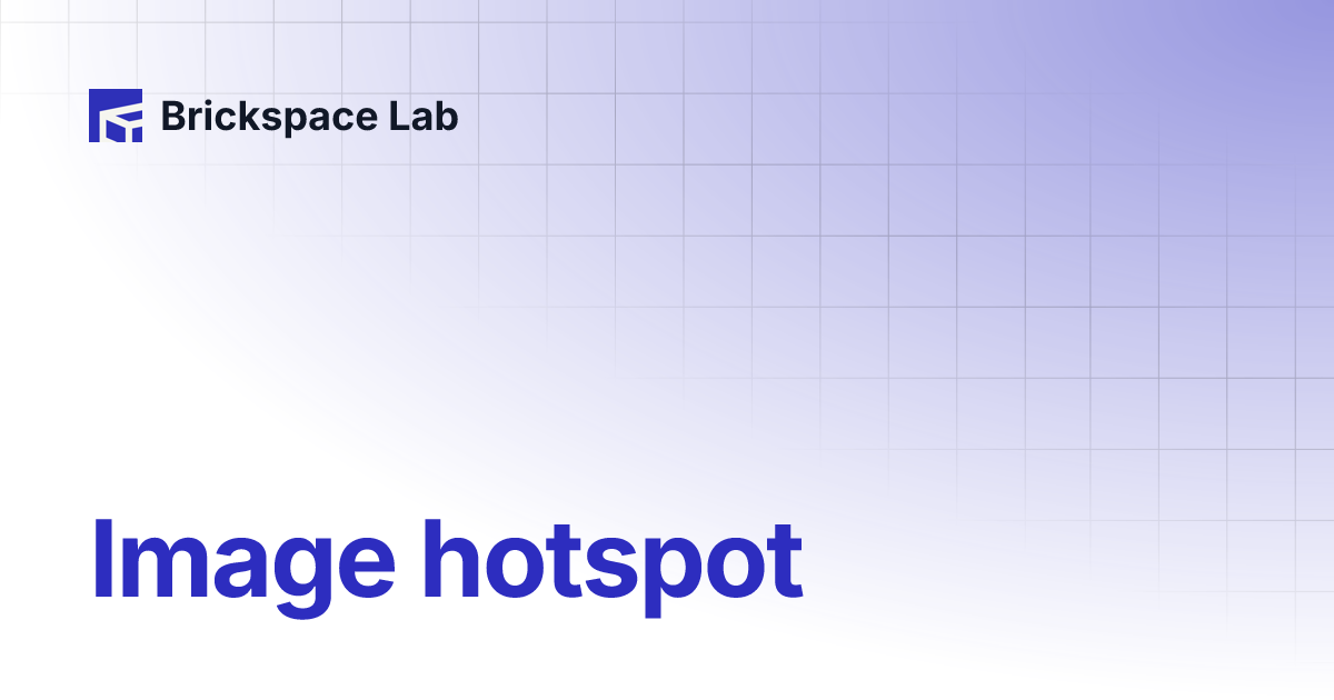 Image hotspot | Brickspace Lab